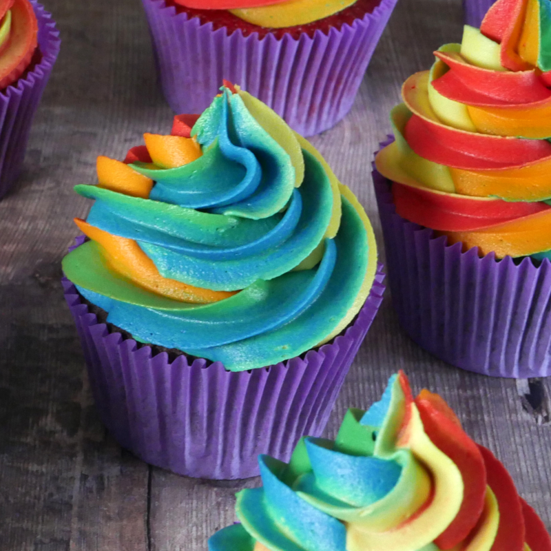 Rainbow Cake Colours - My Cake Decor