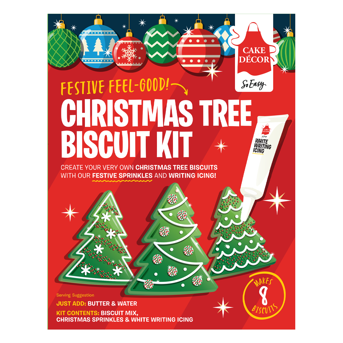 Christmas Tree Biscuit Kit - My Cake Decor
