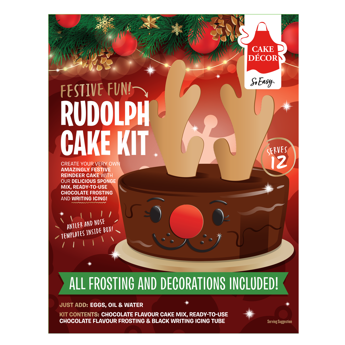 Rudolph Cake Kit - My Cake Decor