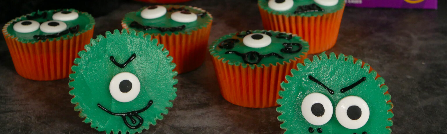 Creepy Monster Cupcakes - My Cake Decor