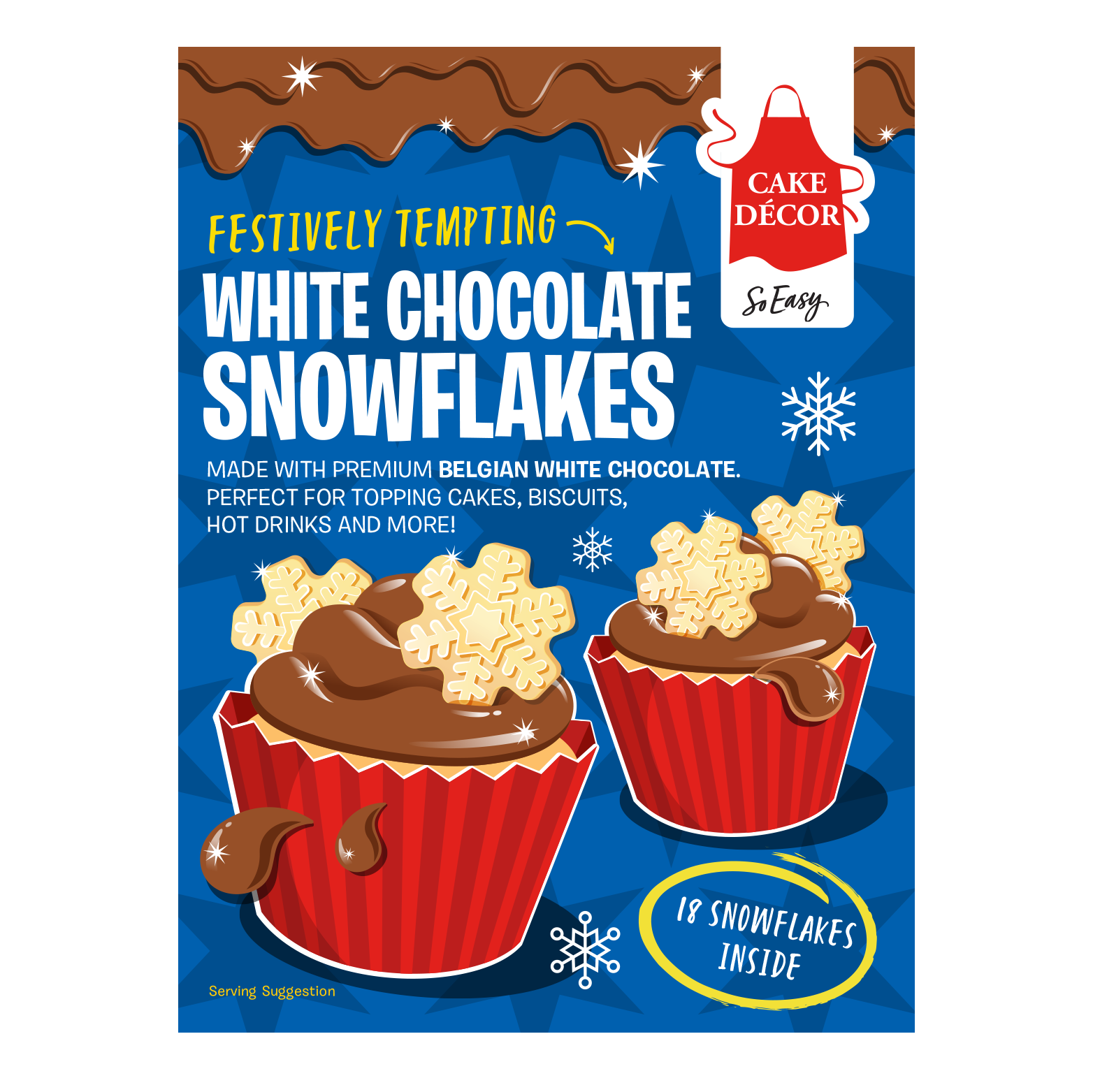 Wafer Snowflakes - My Cake Decor