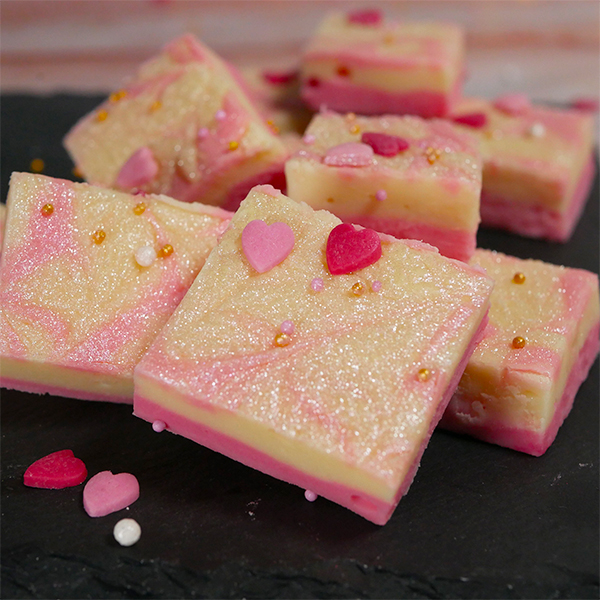 Valentine's Fudge - My Cake Decor