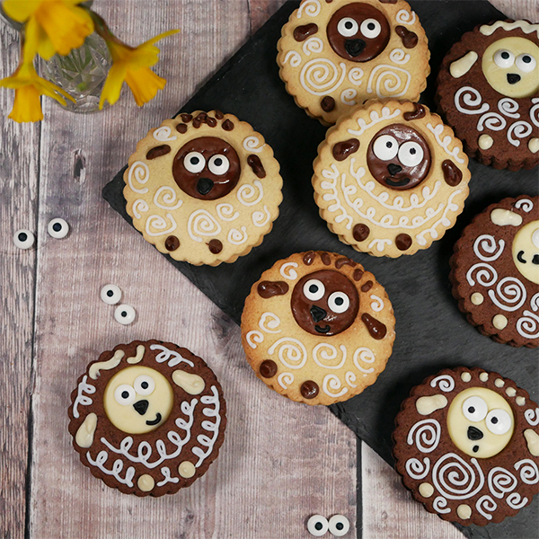Sheep Biscuits - My Cake Decor