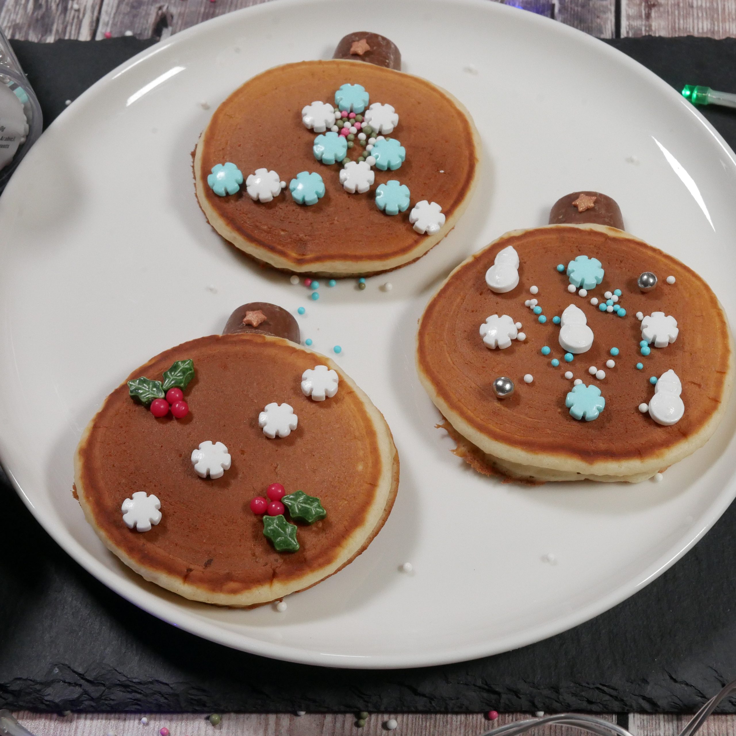 Pancake Baubles - My Cake Decor