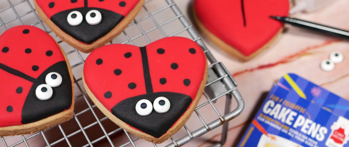 Lovebug biscuits - My Cake Decor